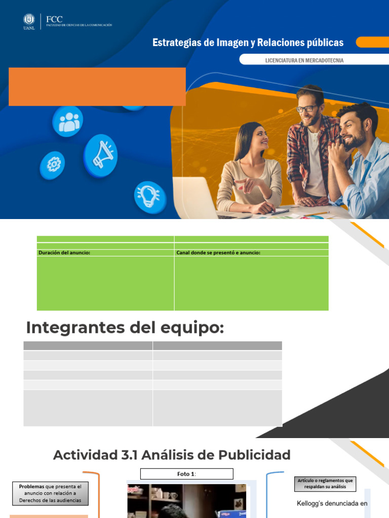 EQ2 - Actividad 3.2 - Análisis de Publicidad | PDF | Publicidad