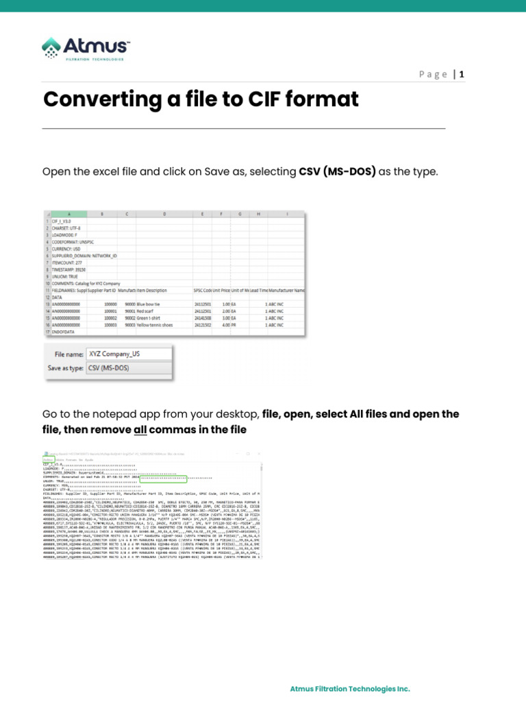 Converting A File To A CIF Format | PDF | Computers