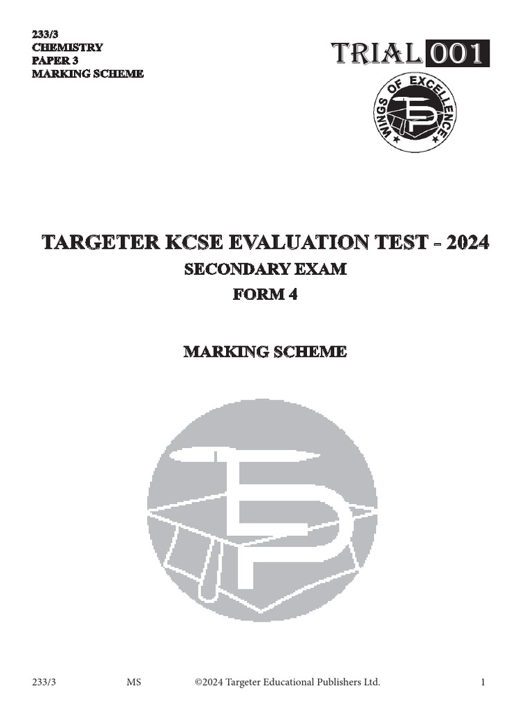 Chemistry PP3 MS | PDF | Titration | Chemistry