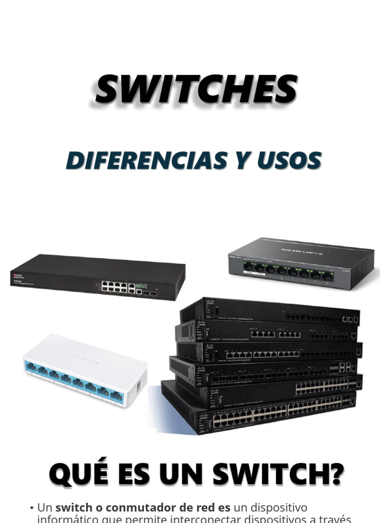 Switches de Red | PDF | Conmutador de red | Red de computadoras
