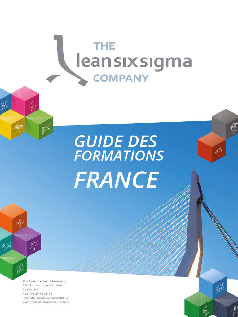 Guide des Formations Lean Six Sigma | PDF | Six Sigma | Lean (production)