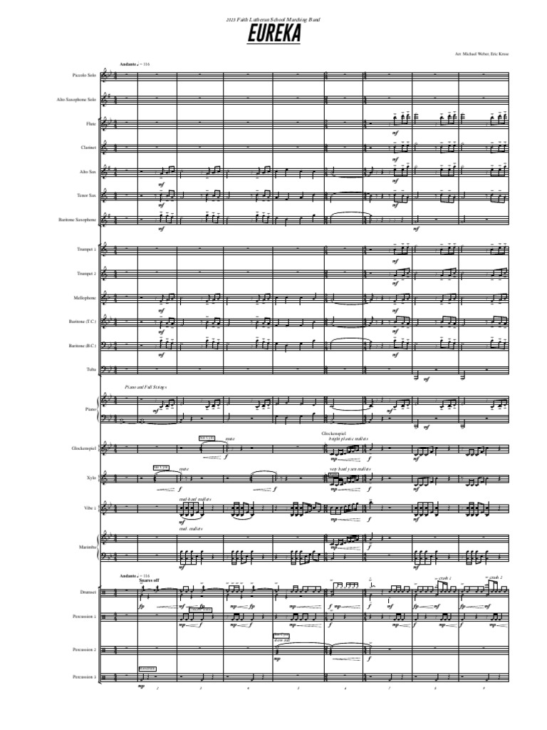 Eureka Full Score | PDF