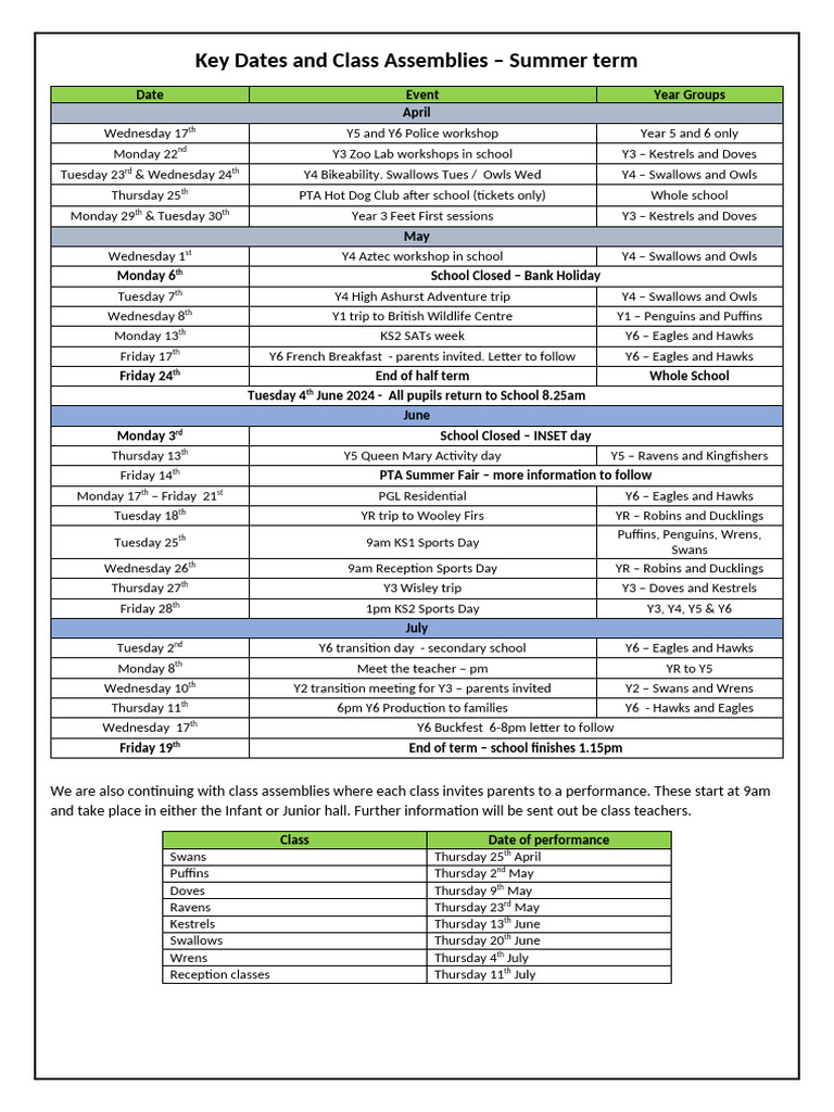 Uniform and Key dates-3 | PDF | Sweater | Clothing