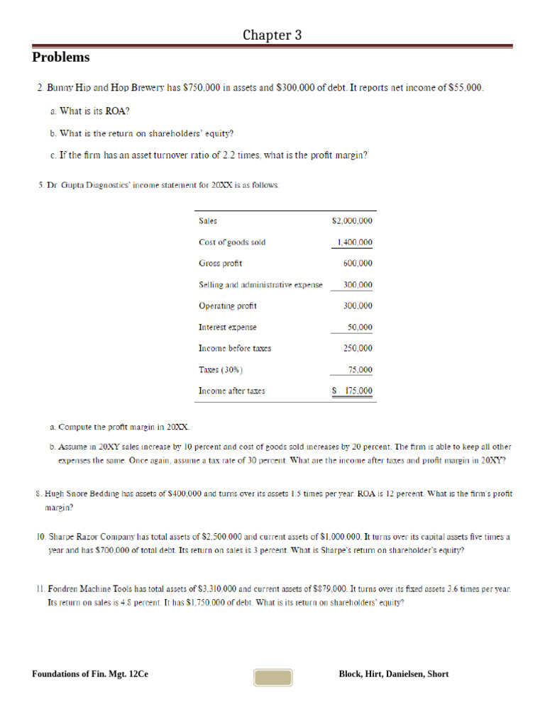 Chapter 3 Practice Questions | PDF