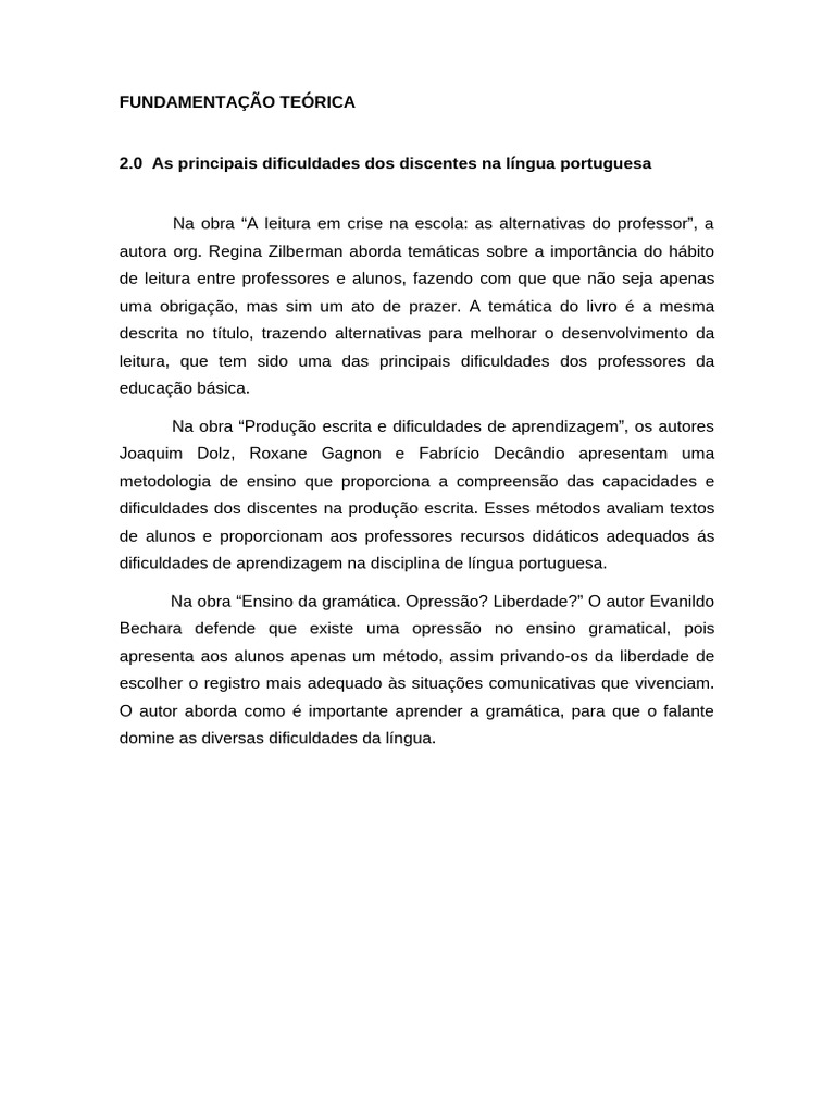 Fundamentação Teórica | PDF