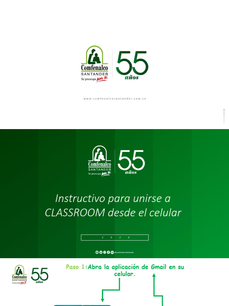 Instructivo para Unirse A Classroom CELULAR | PDF | Crecimiento personal y profesional | Juegos ...