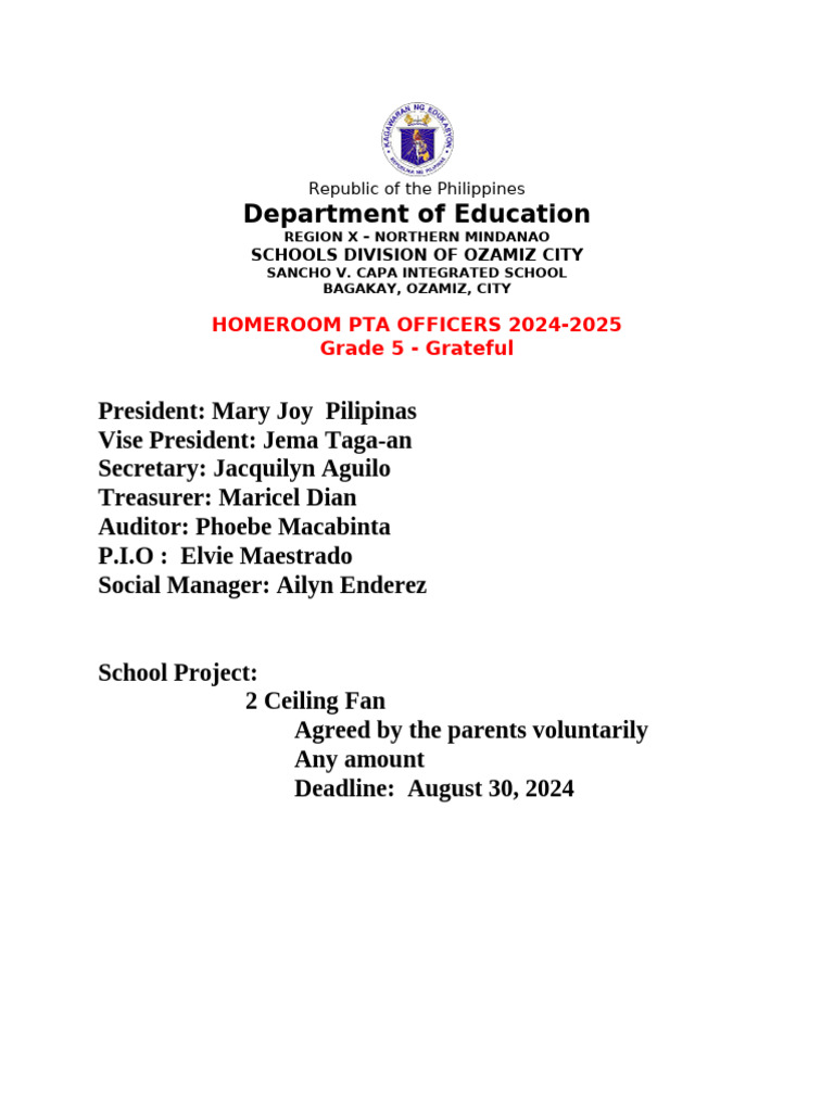 HPT Officers 2024 | PDF