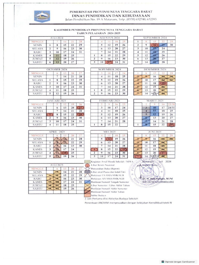 Kalender Pendidikan | PDF