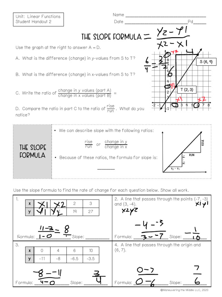 Slope Formula | PDF | Derivative | Rain