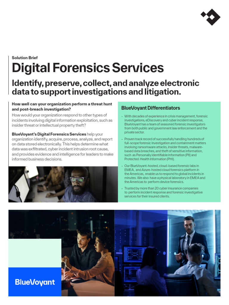 Digital Forensics Services Solution Brief | PDF | Digital Forensics | Phishing