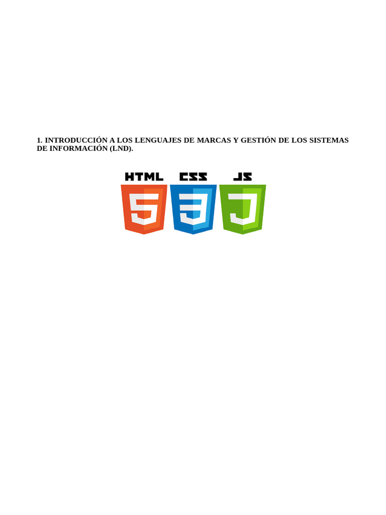 Introducción a Lenguajes de Marcas | PDF | Xml | HTML