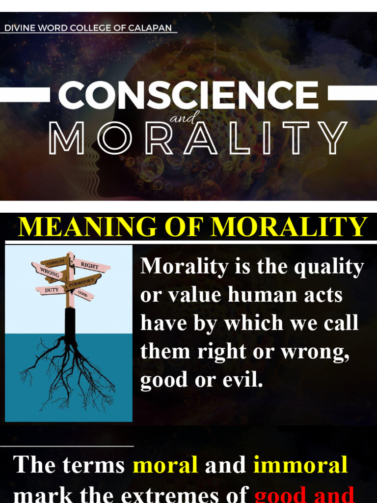 Conscience and Morality | PDF | Conscience | Morality