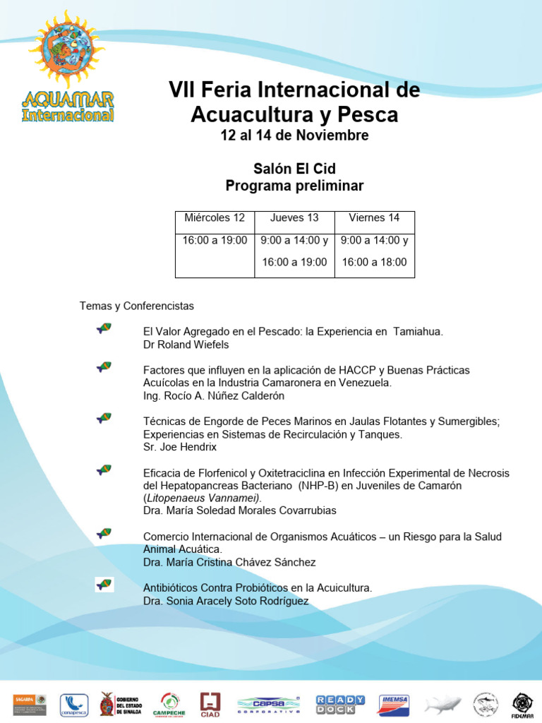 Programa Preliminar | PDF