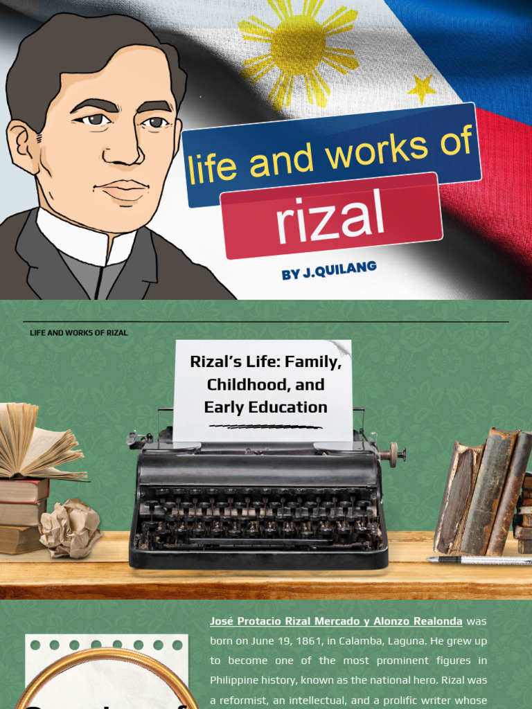 Rizals Life Family Childhood and Early Education | PDF