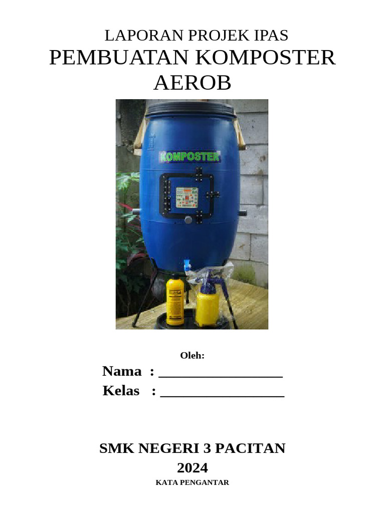 Panduan Komposter Aerob SMK | PDF