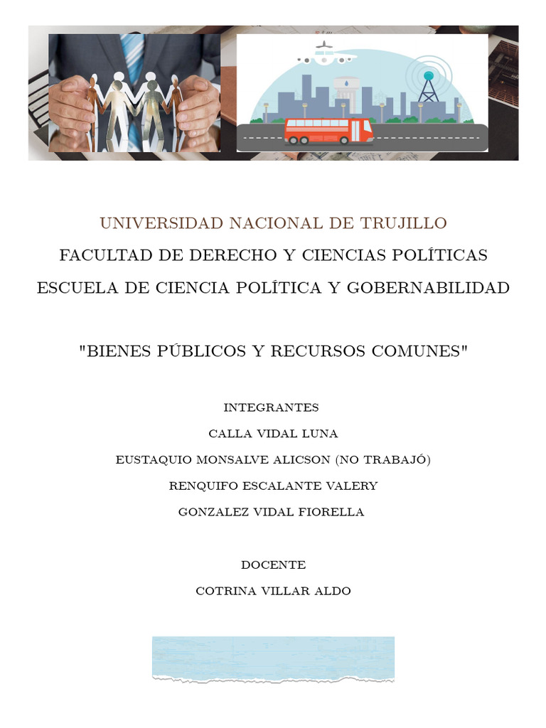 Bienes Públicos y Recursos Comunes | PDF | Economias