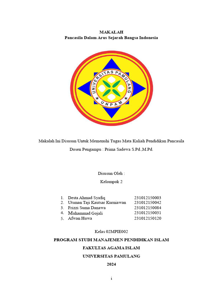 Pendidikan Pancasila Kel 02 | PDF