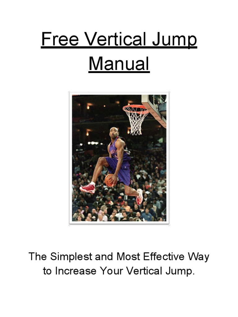Free Vertical Jump Training Manual | PDF | Flexibility (Anatomy ...