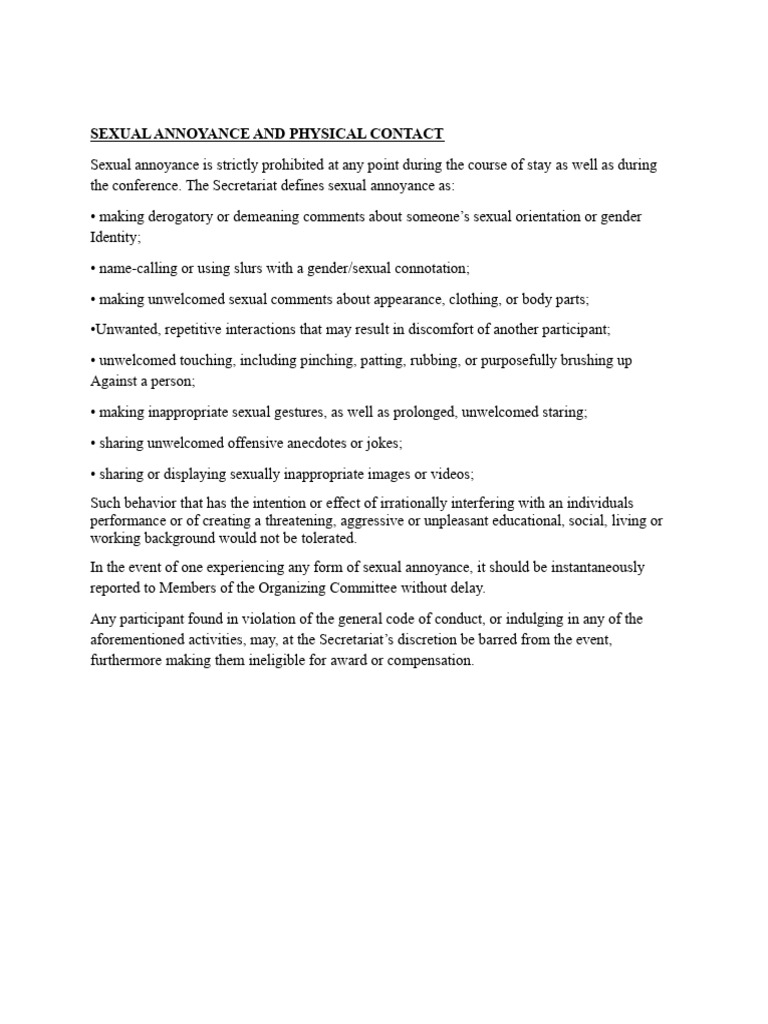 POSH Guidelines | PDF