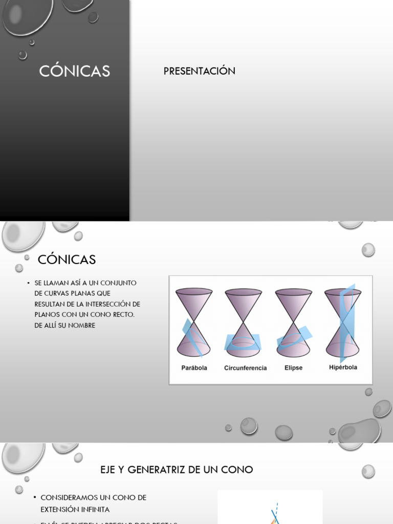 Introducción a las Cónicas | PDF | Ecuaciones | Elipse