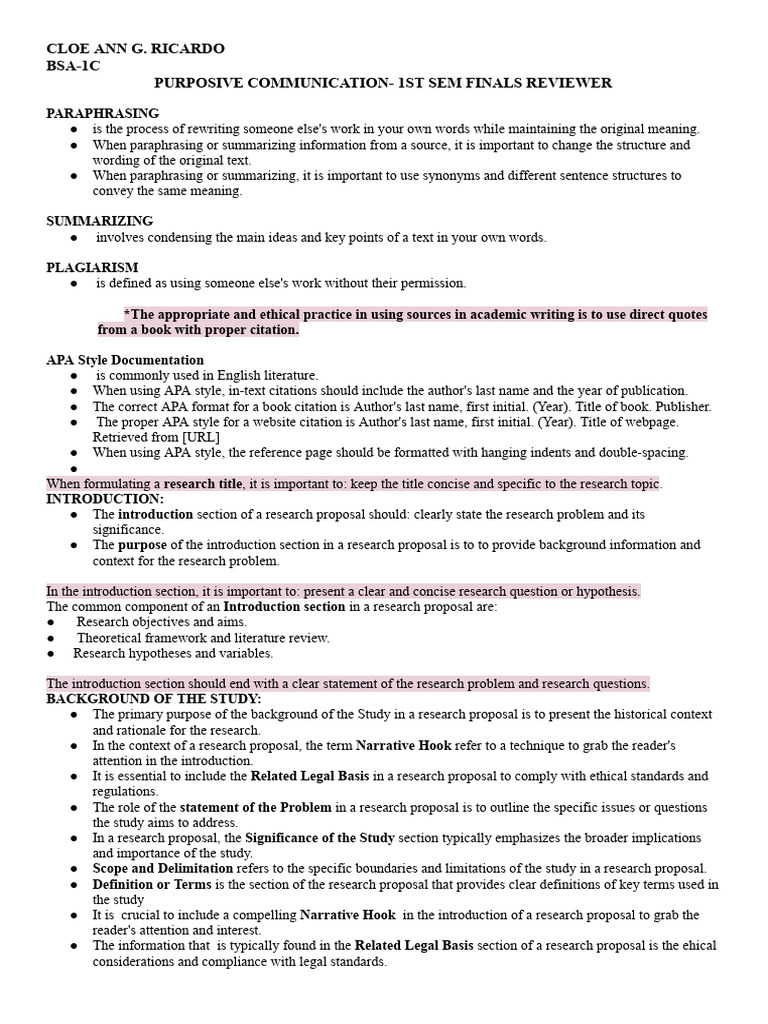 PURCOM-FINALS-REVIEWER | PDF | Methodology | Qualitative Research