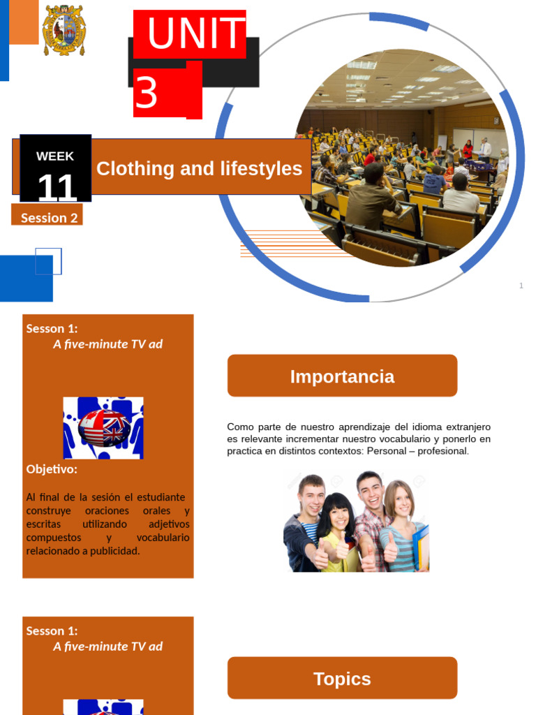 English Ii - Week 11 - Session 2 | PDF | Advertising | Adjective