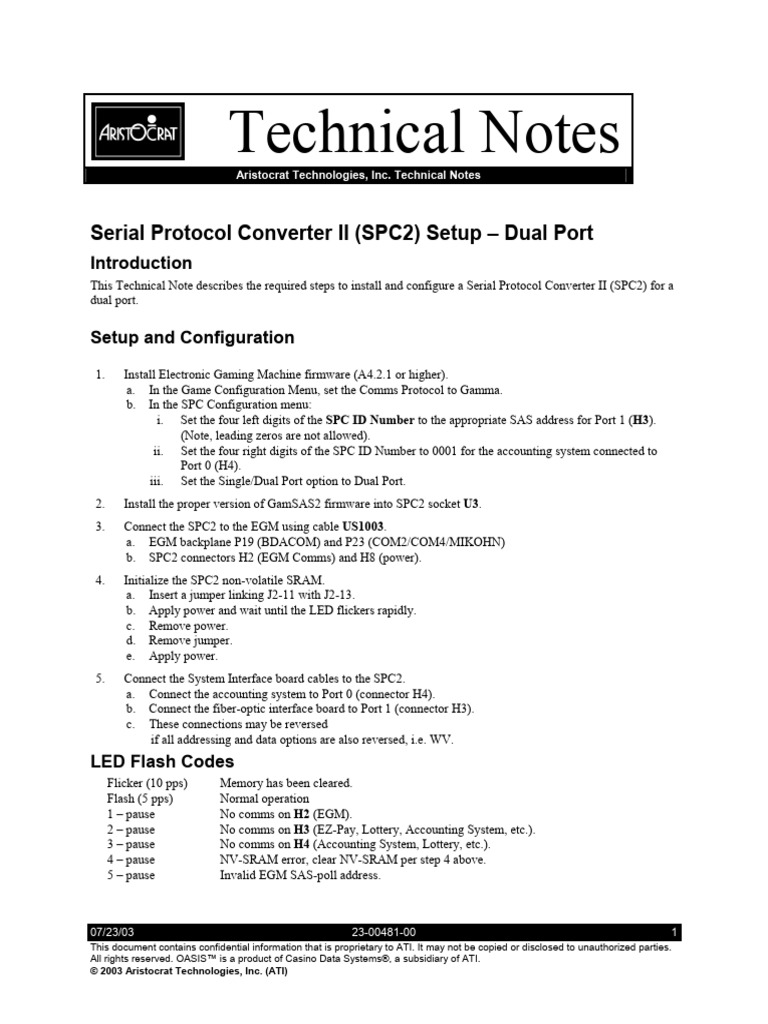 SPC2 Dual Port Configuration | PDF | Electronics | Physical Layer Protocols