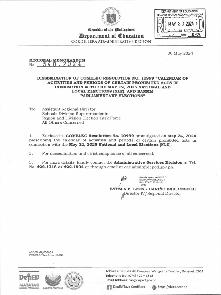 RM No. 340 S. 2024 | PDF