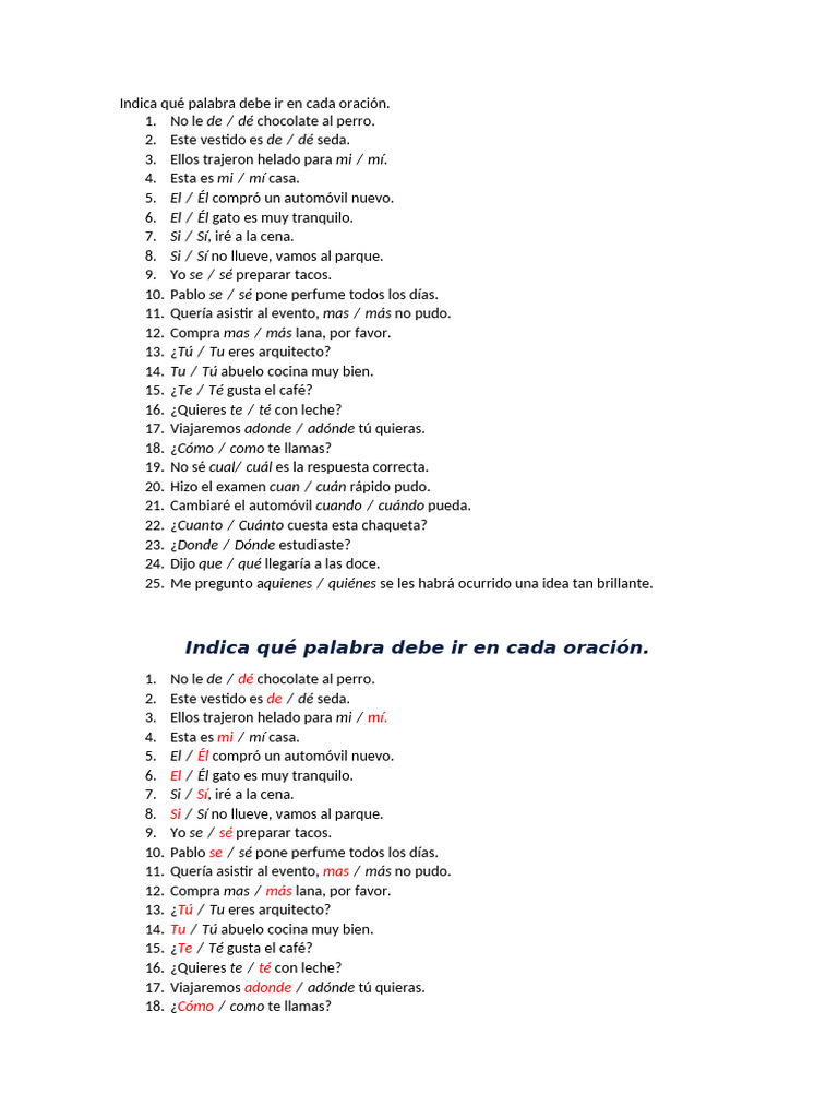 Práctica Con Respuestas | PDF