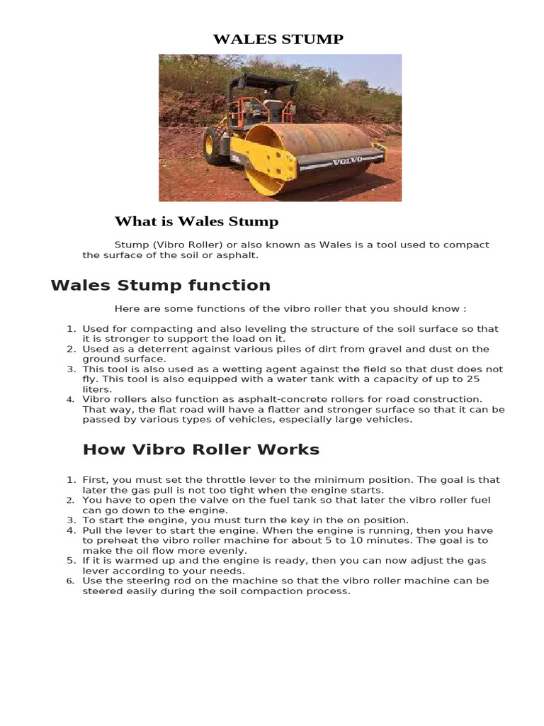 Wales Stump | PDF