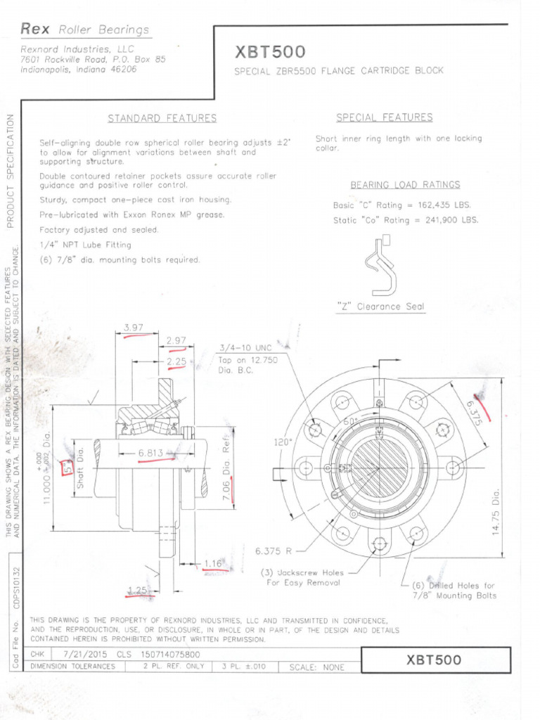 Rex Bearing | PDF