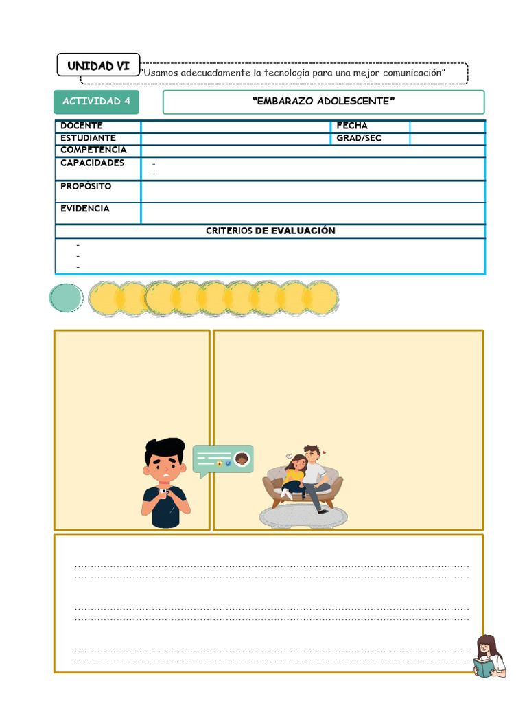 5° DPCC - Actv.04-Uni.6 2024 | PDF | El embarazo | Control de la natalidad