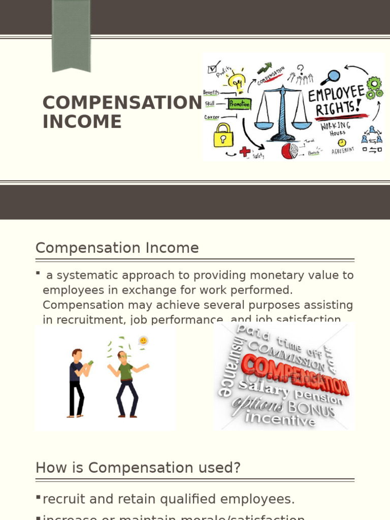 01 Compensation Income | PDF | Employment | Employment Compensation