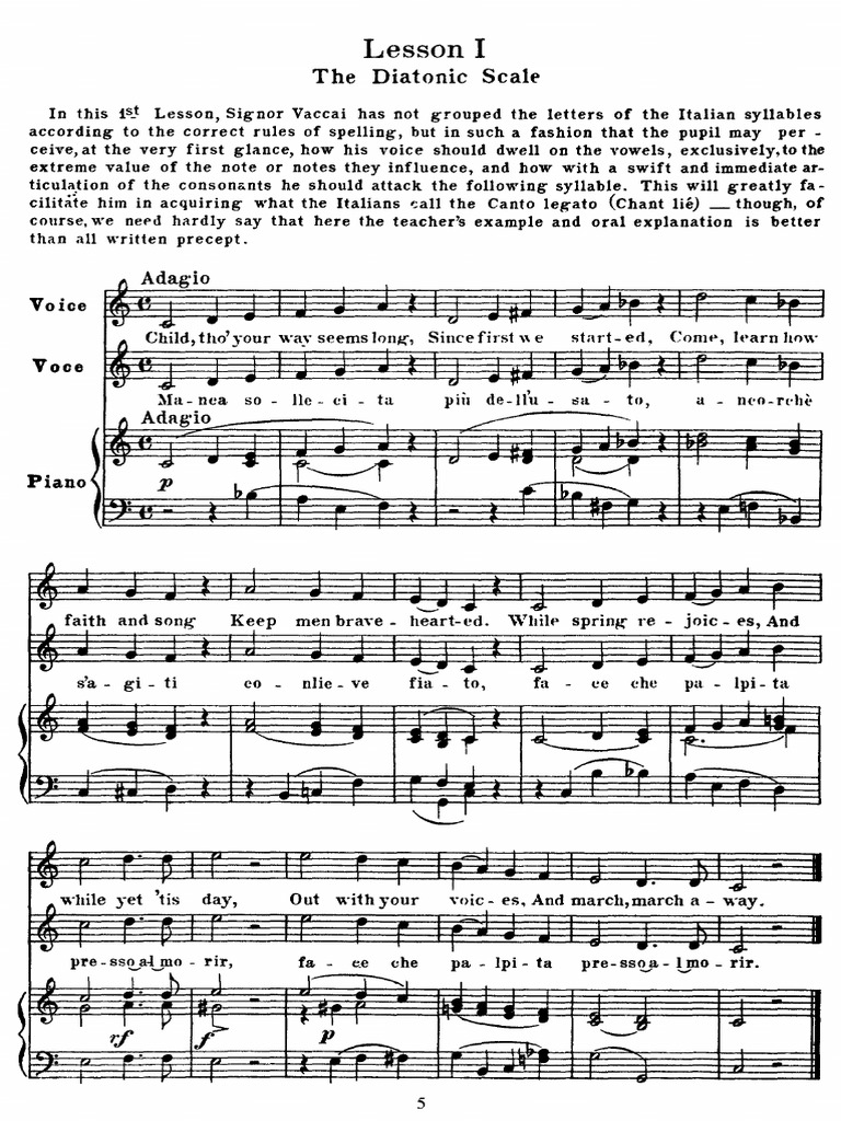 Vaccai - Metodo Pratico - Tenor | PDF