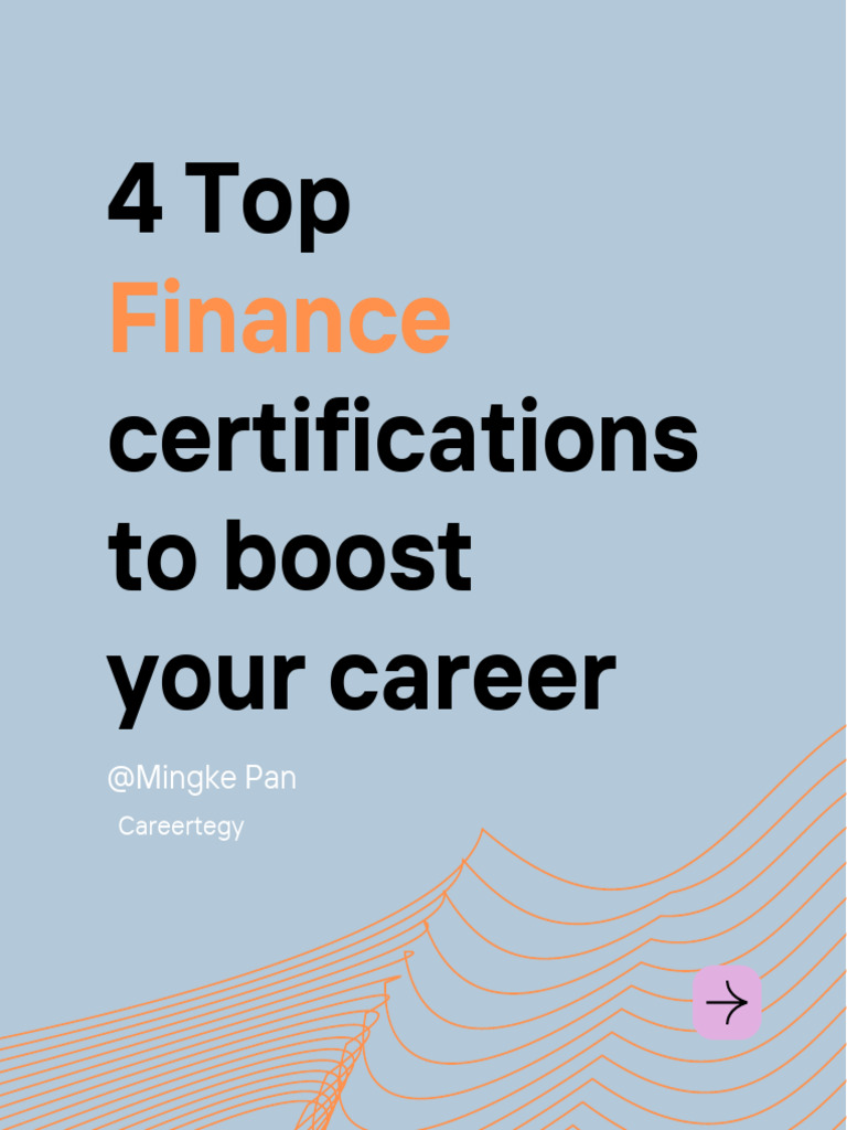 4 Top Finance Certifications 1728361283 | PDF