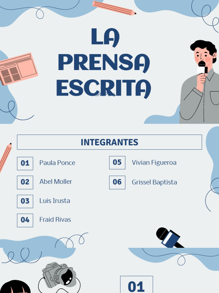 Estructura y Características de la Prensa Escrita | PDF | Periódicos ...