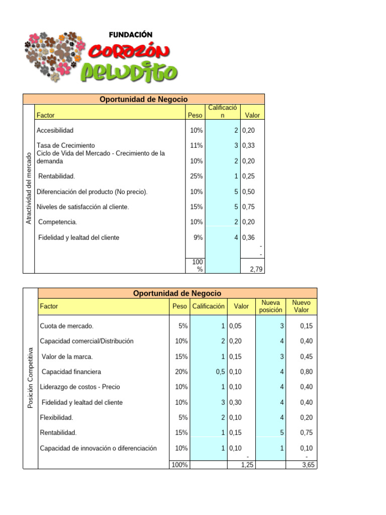 Matriz Ge FCP | PDF | Negocios económicos