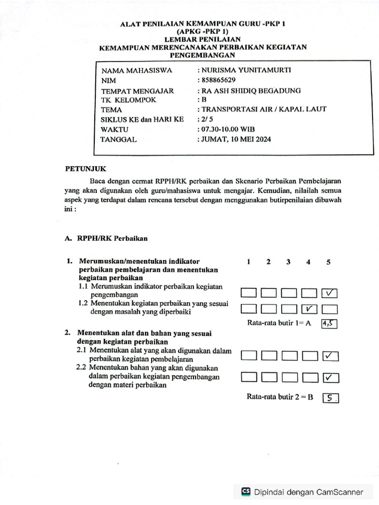 APKG Siklus 2 Nurisma | PDF
