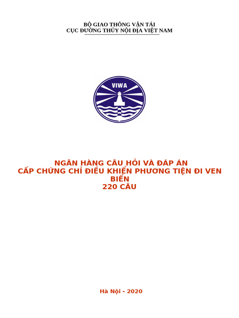 4 12 Ngan Hang Cau Hoi Va Dap An DKVB 220 Cau | PDF