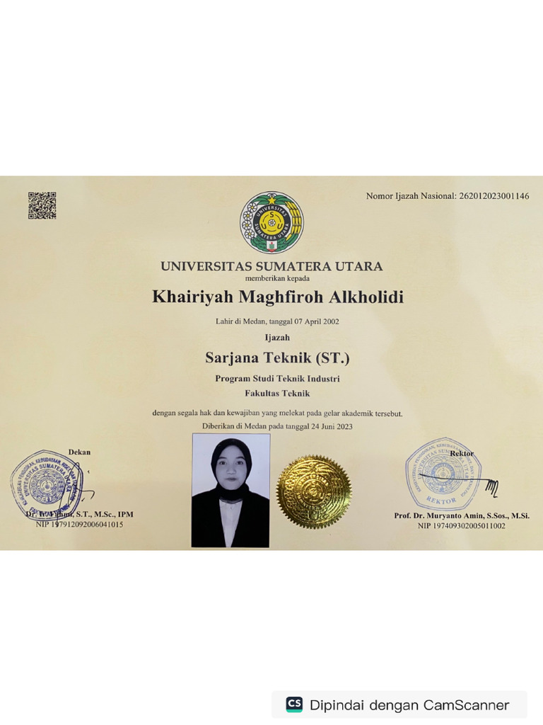 Ijazah Dan Transkip Nilai | PDF