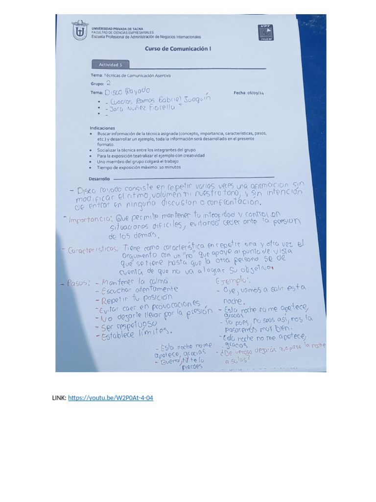 Técnica Del Disco Rayado GRUPO 2 | PDF