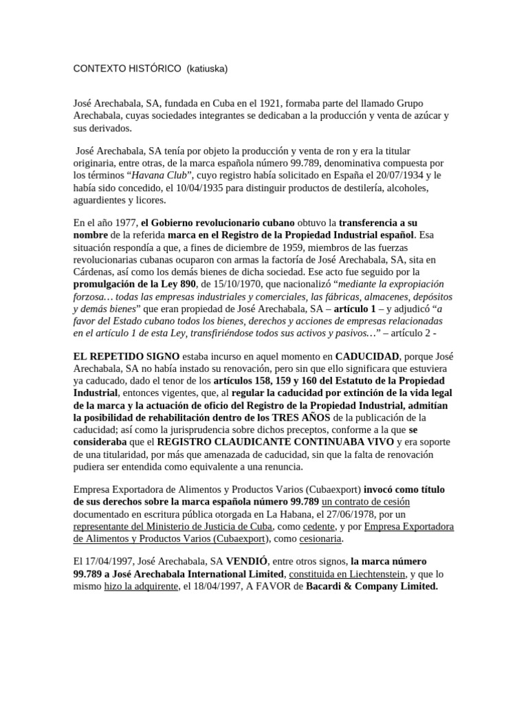 Aporte Caso Bacardi | PDF | Justicia | Crimen y violencia