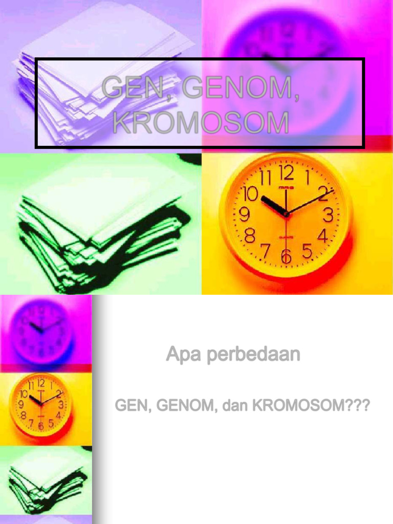 Perbedaan Gen, Genom, dan Kromosom | PDF