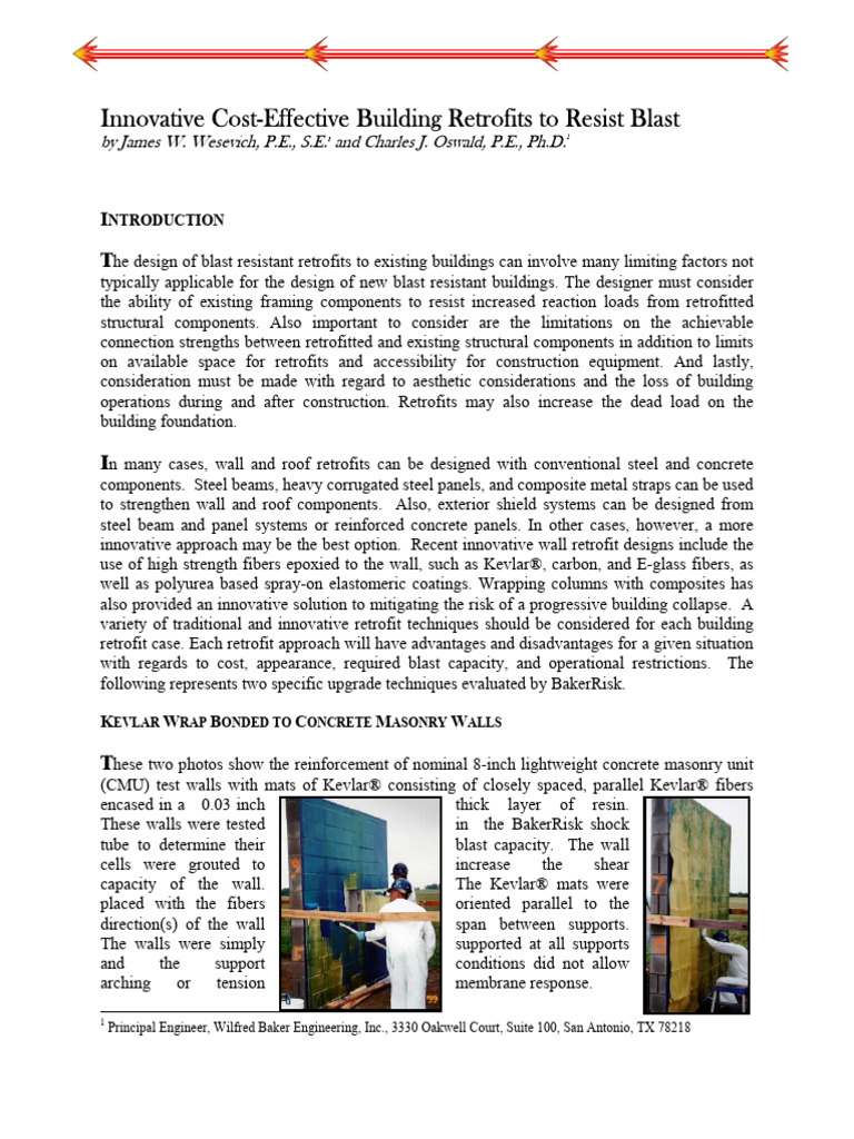 WESEVICH, J. W. - Innovative Cost-Effective Building Retrofits To ...