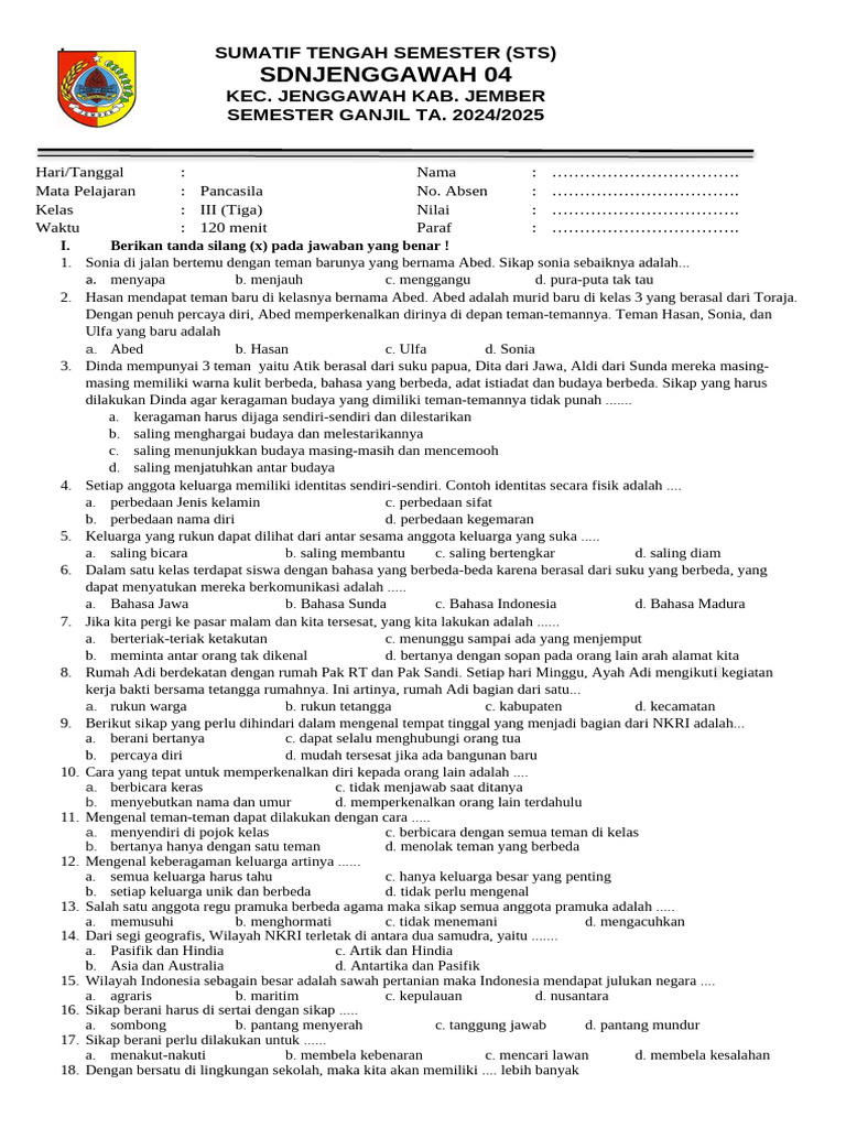 Pancasila Bu Yuyun | PDF