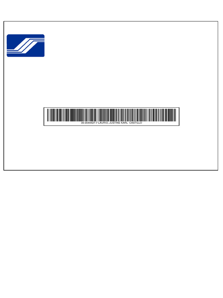 SS - Number - Slip LAURIO, JUSTINE KARL CASTILLO | PDF