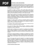 Implementación de ISO en Toyota | PDF | Calidad (comercial) | Toyota