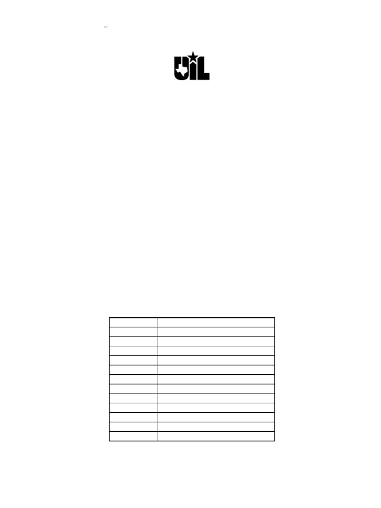 UIL 2024 Computer Science Problems | PDF