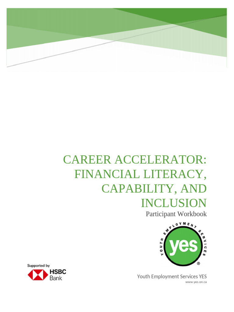 PW - Introduction To Financial Literacy, Capability, and Inclusion ...