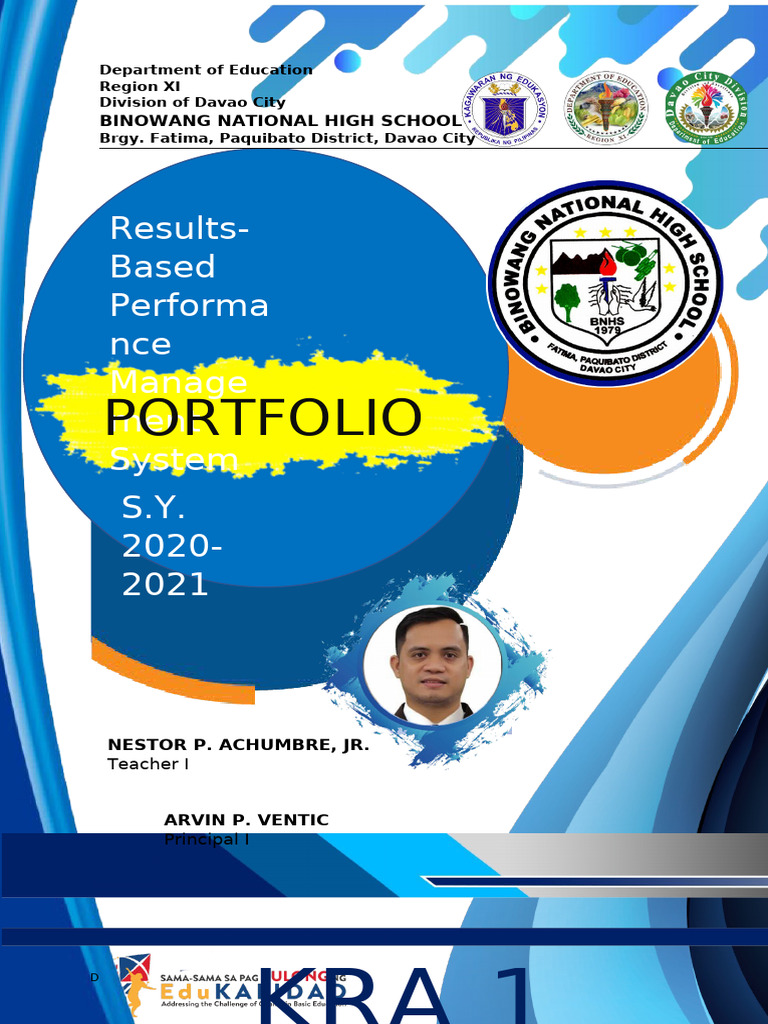 2-Rpms Portfolio For Teachers (Sy 2020-2021) | PDF | Behavior Modification | Learning